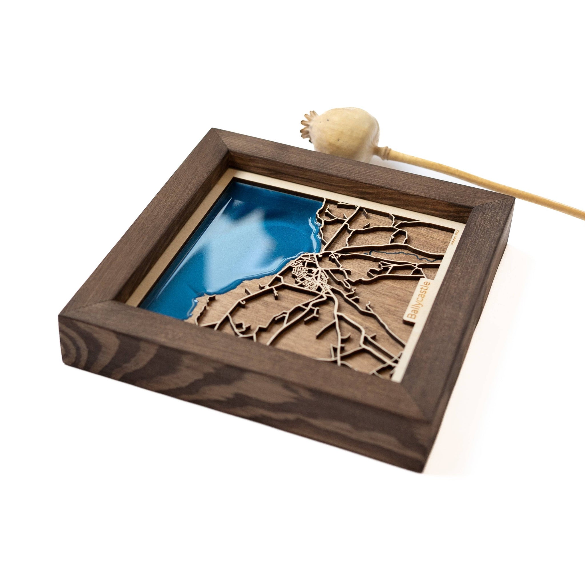 Ballycastle Themed Gift | Custom Wooden Map | Different Maps