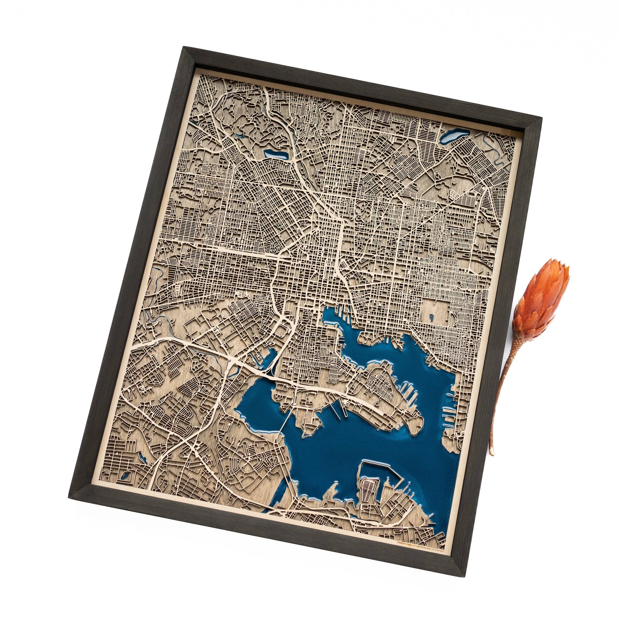 Baltimore Themed Gift | Custom Wooden Map | Different Maps