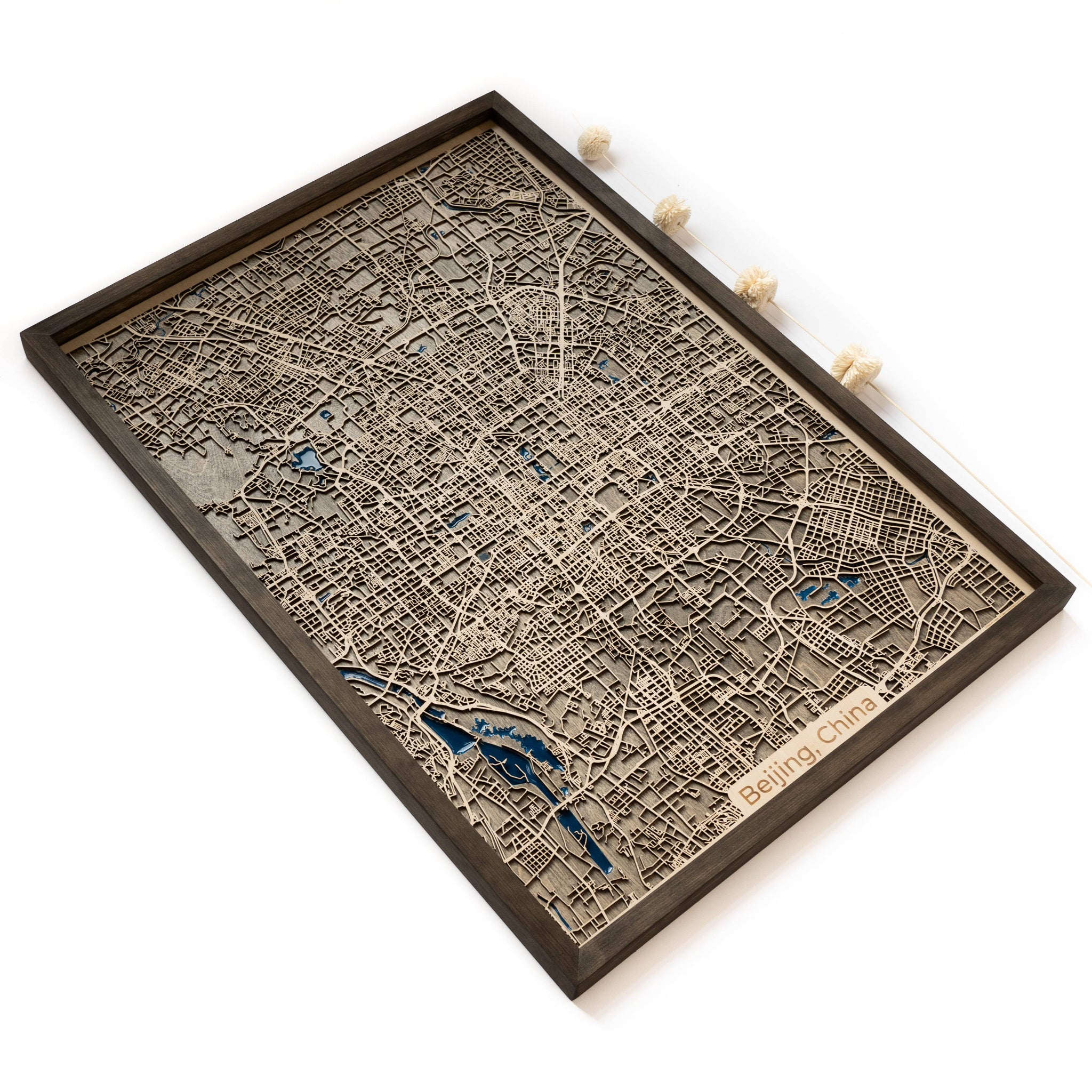 Beijing Themed Gift | Custom Wooden Map | DifferentMaps