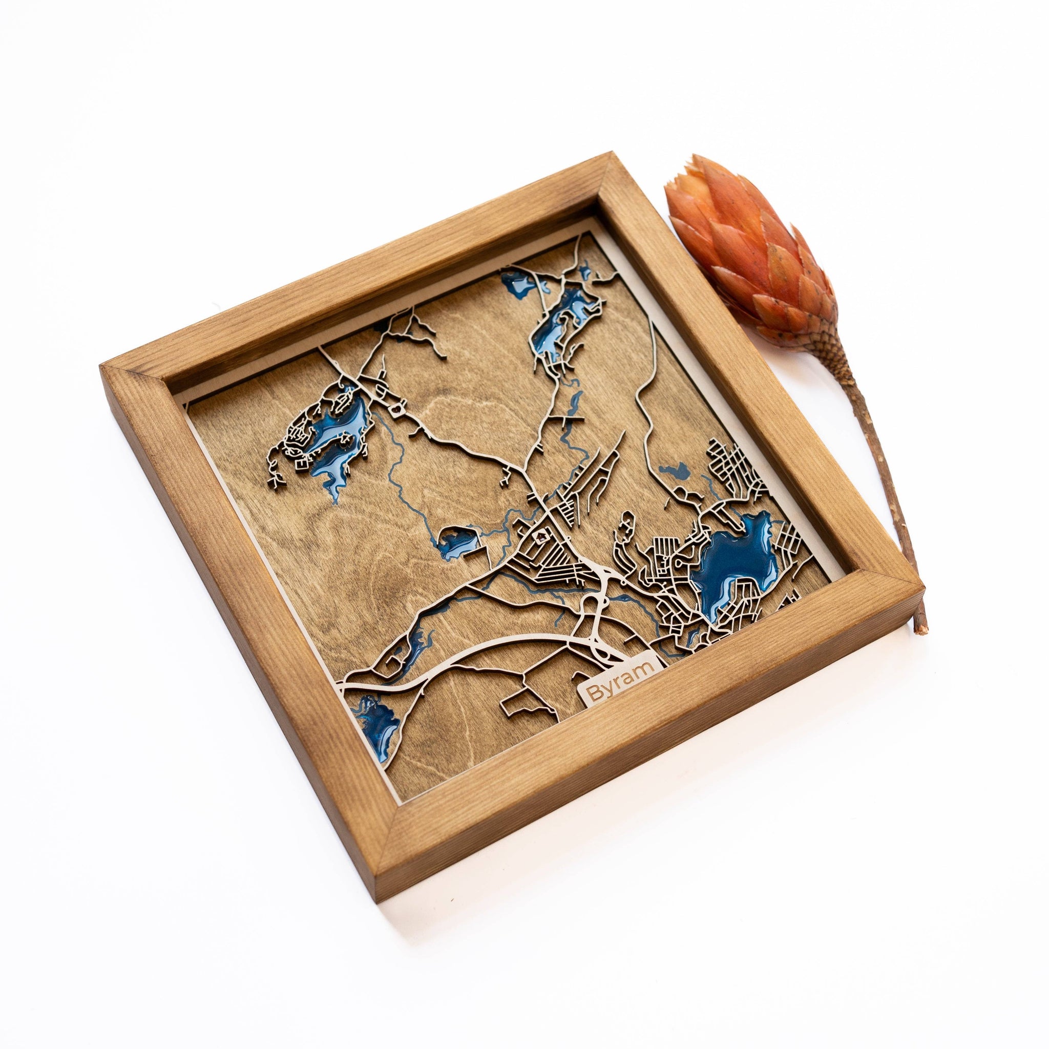 Byram Themed Gift | Personalized Wall Art | DifferentMaps