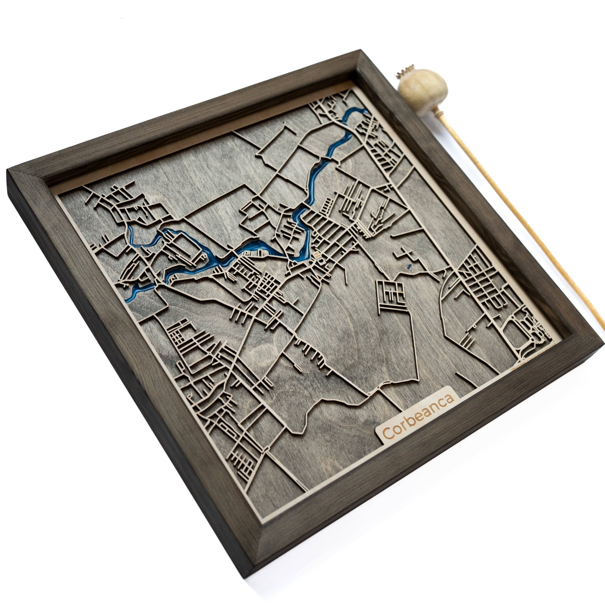 Corbeanca Themed Gift | Custom Wooden Map | DifferentMaps