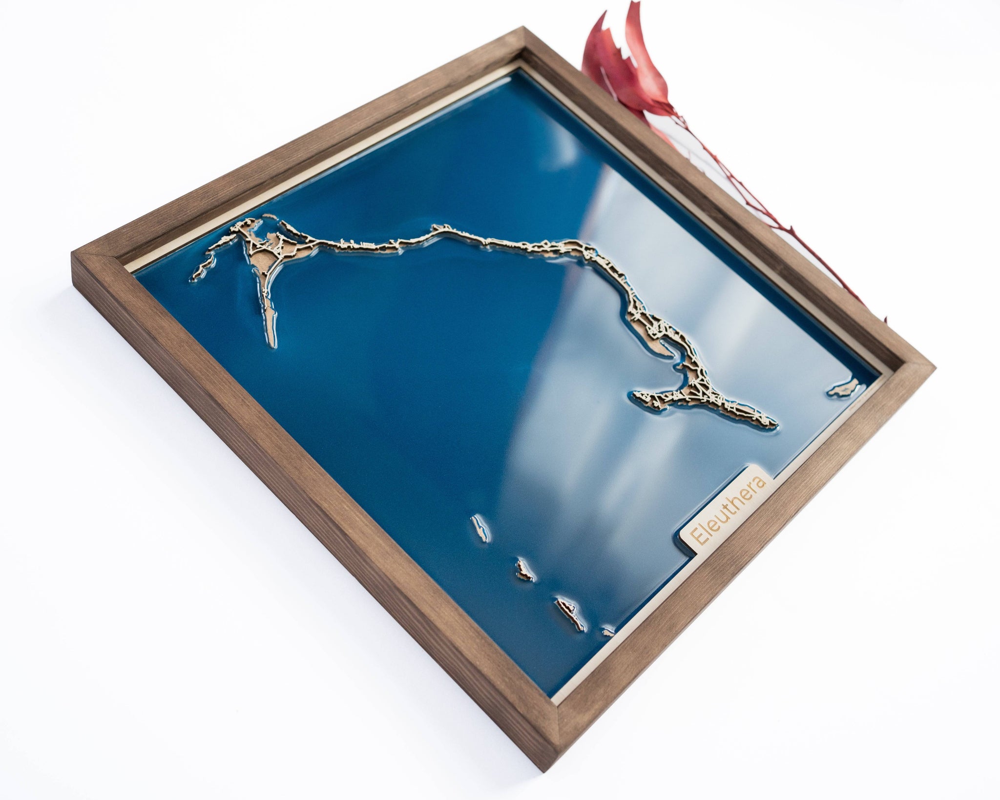 Eleuthera Themed Gift | Caribbean Wall Art | Custom Map