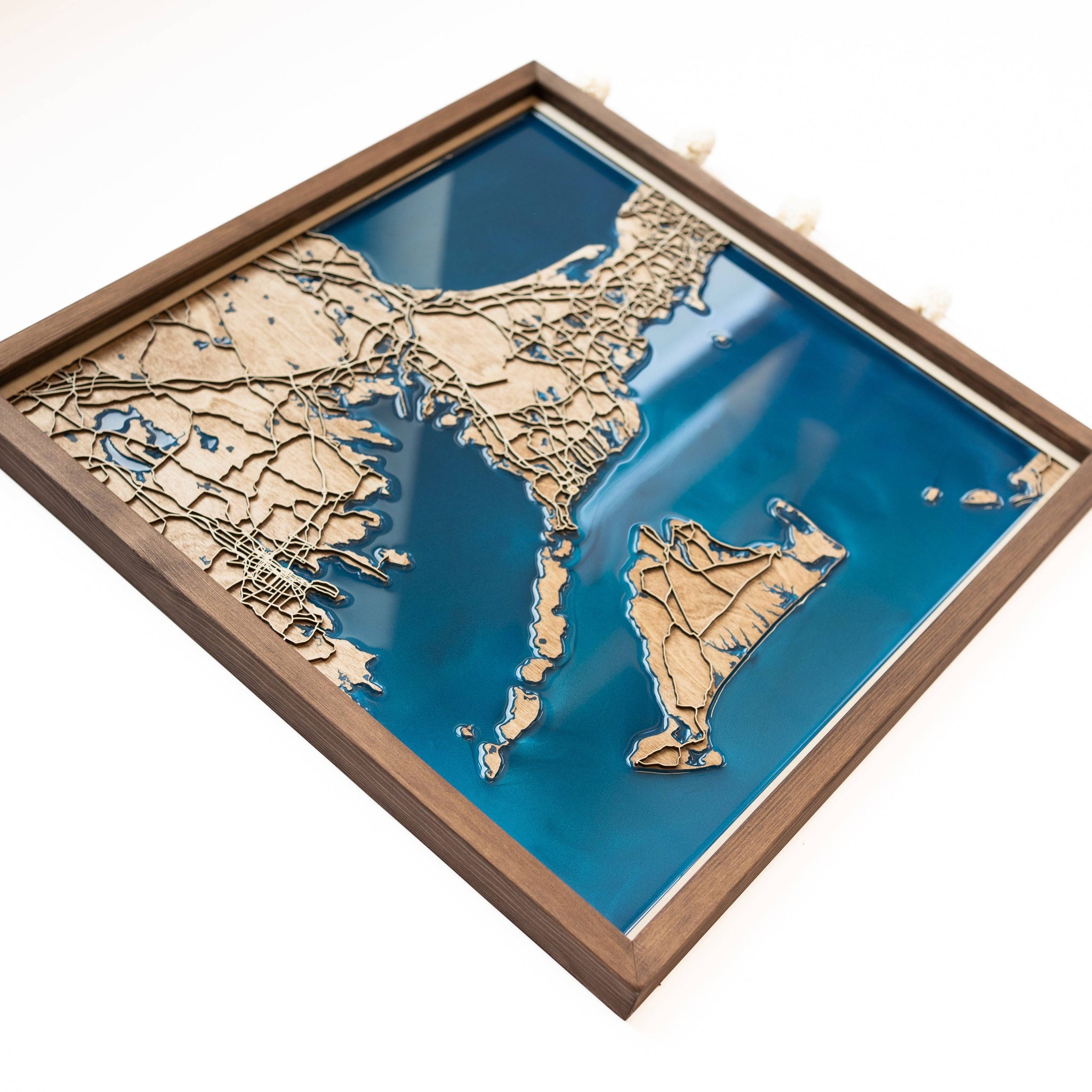 Falmouth Themed Gift | Custom Wooden Map | Different Maps
