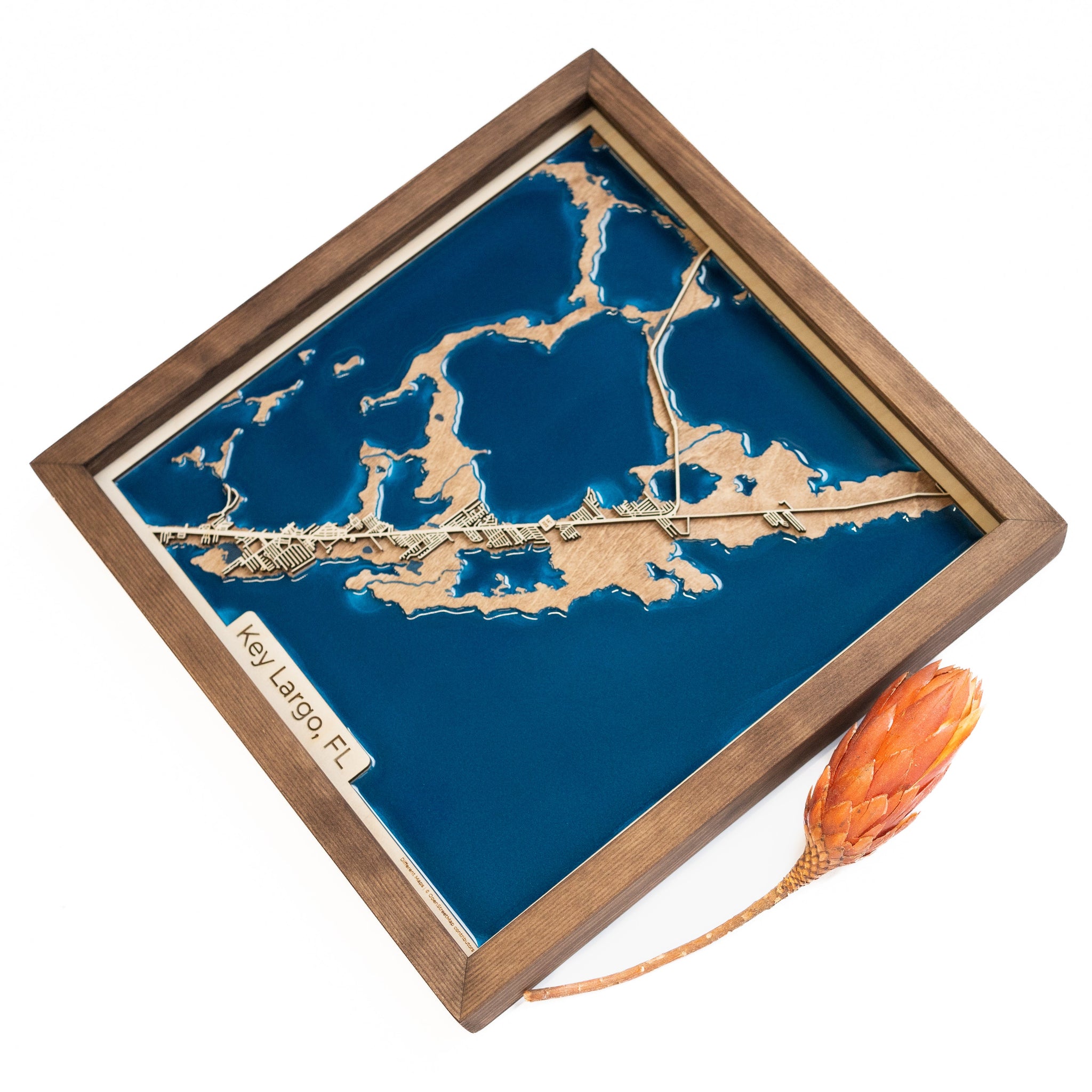 Key Largo Themed Gift | Personalized Map | Exclusive Map Art