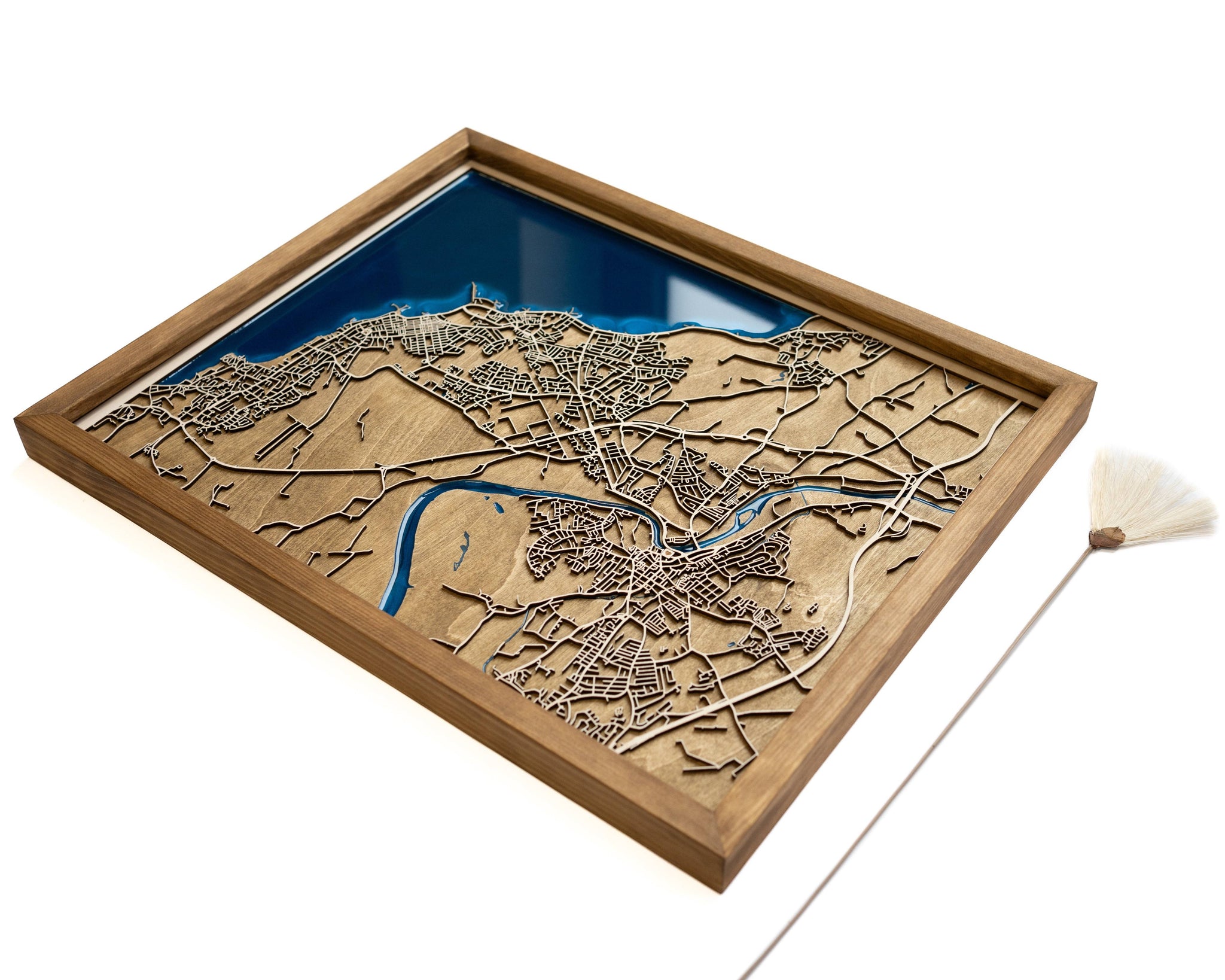 Lancaster Themed Gift | Personalized Wooden Map | Uniqe Art