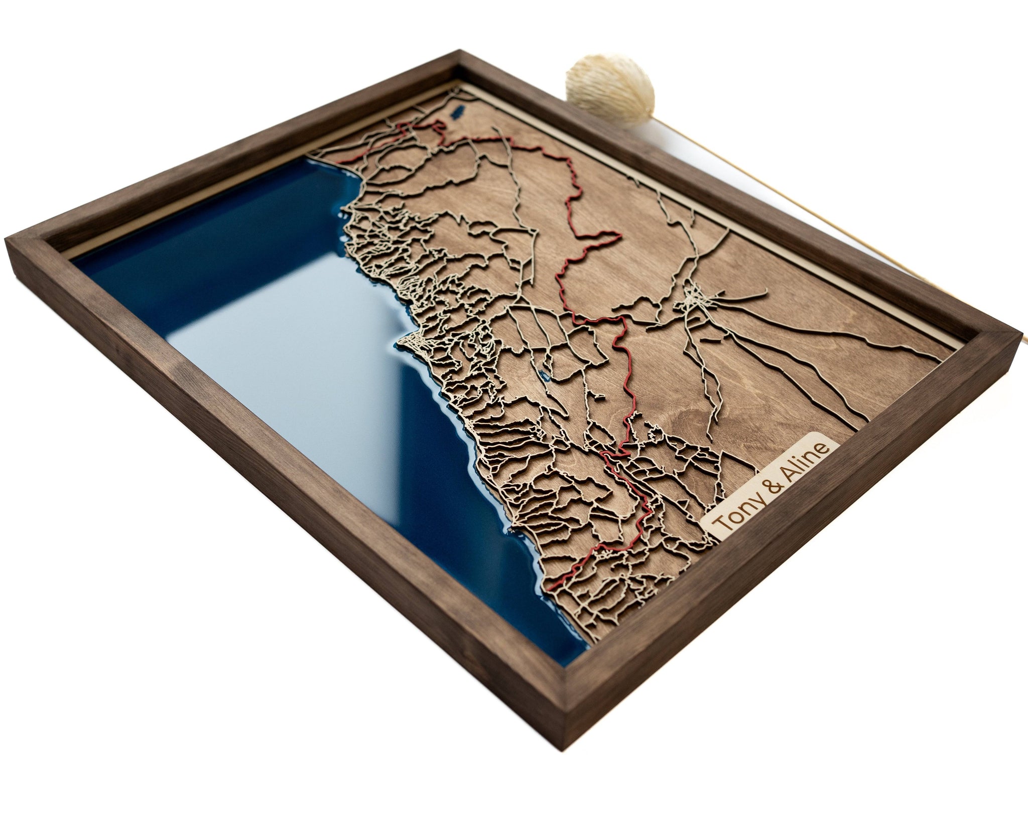 Lebanon Themed Gift | Custom Wooden Map | DifferentMaps