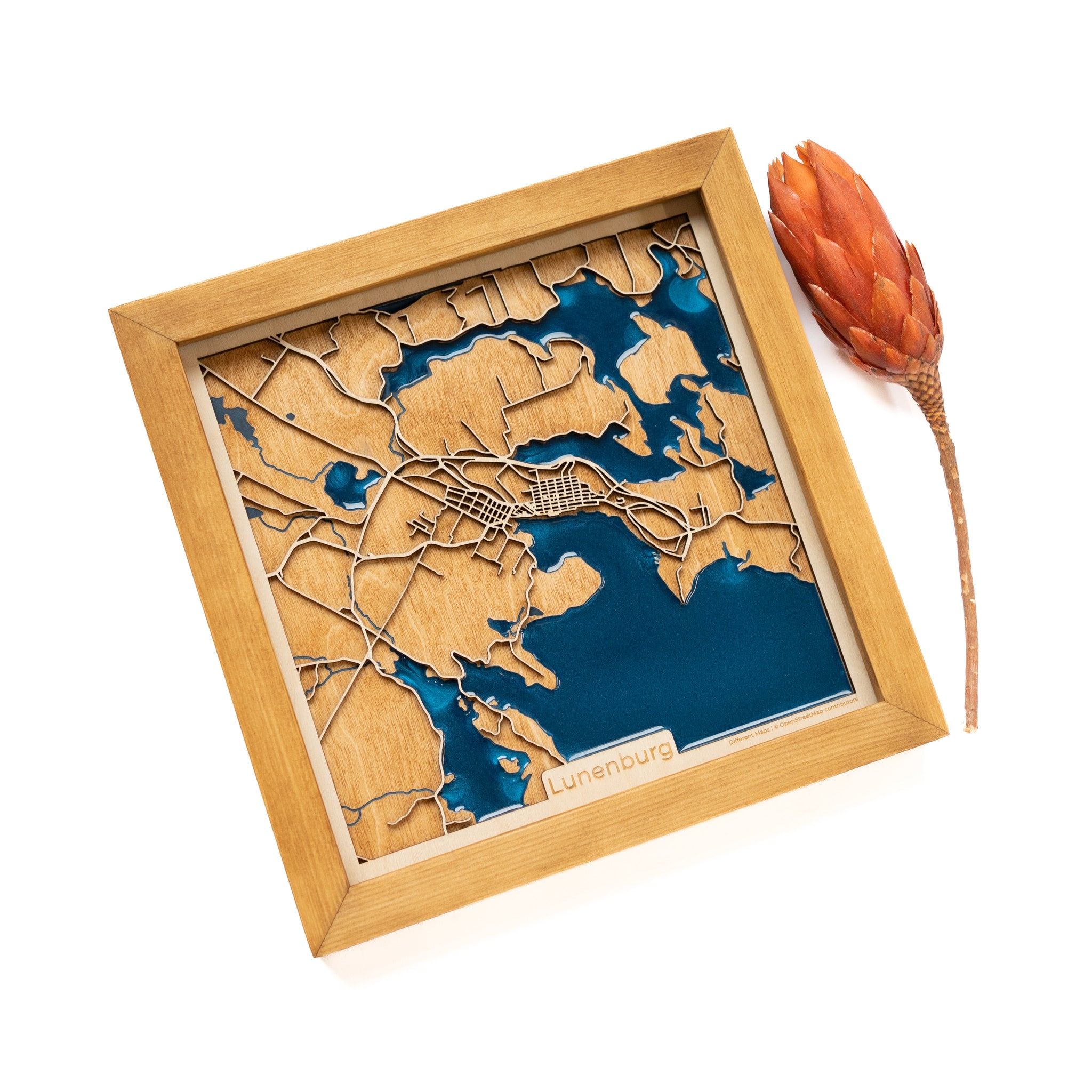 Lunenburg Themed Gift | Unique Map Design | Exclusive Art