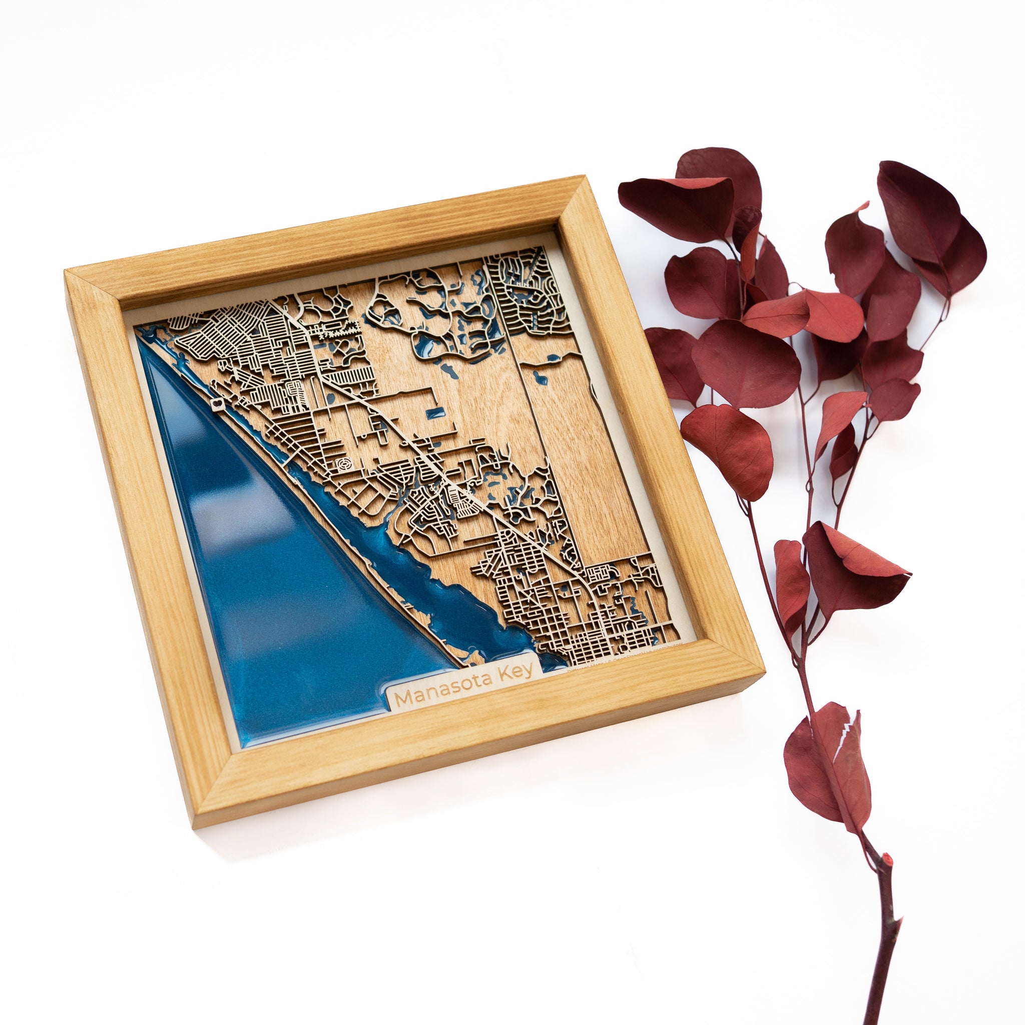 Manasota Key Themed Gift | Living Room Wall Art | Home Decor