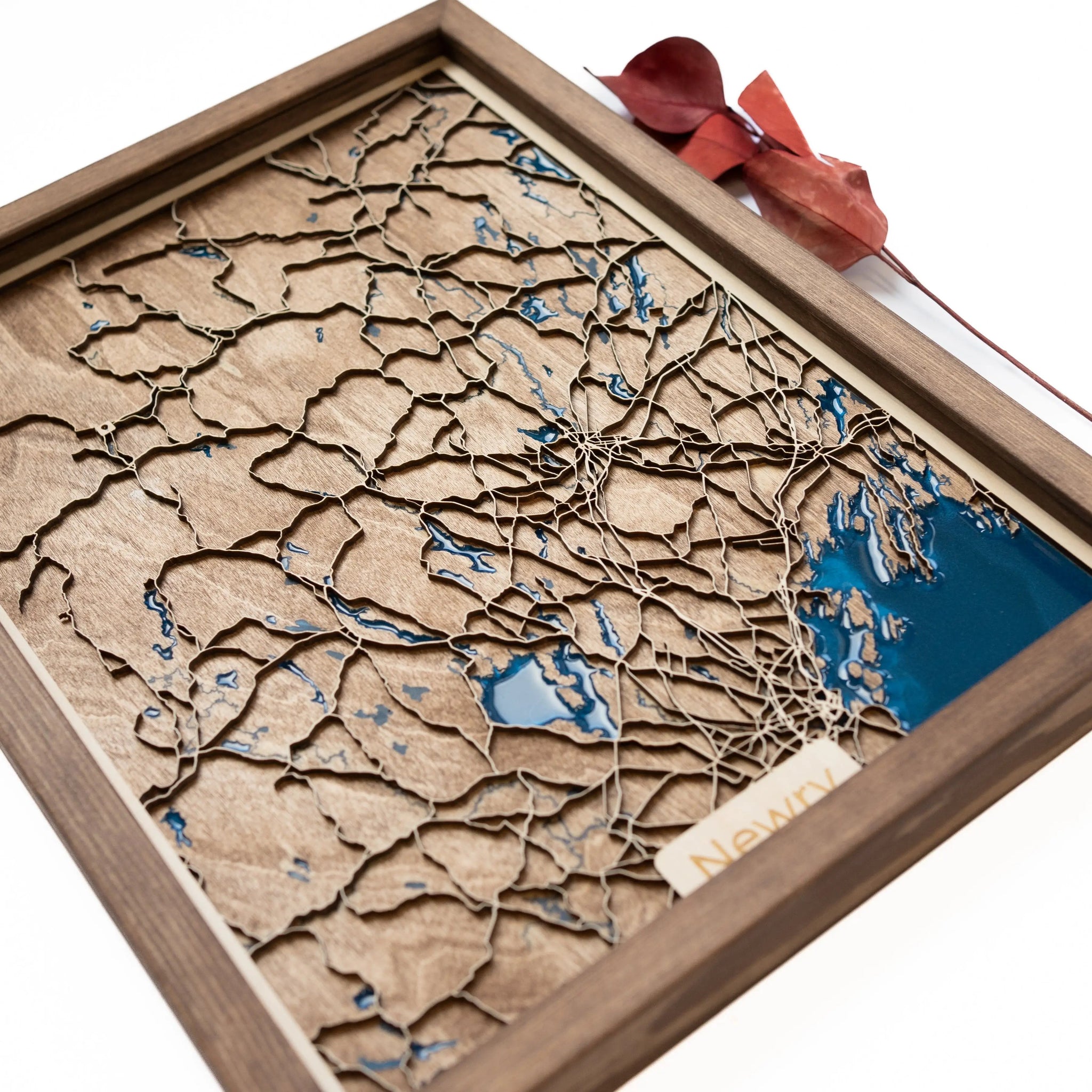 Newry Themed Gift | Custom Wooden Map | Different Maps