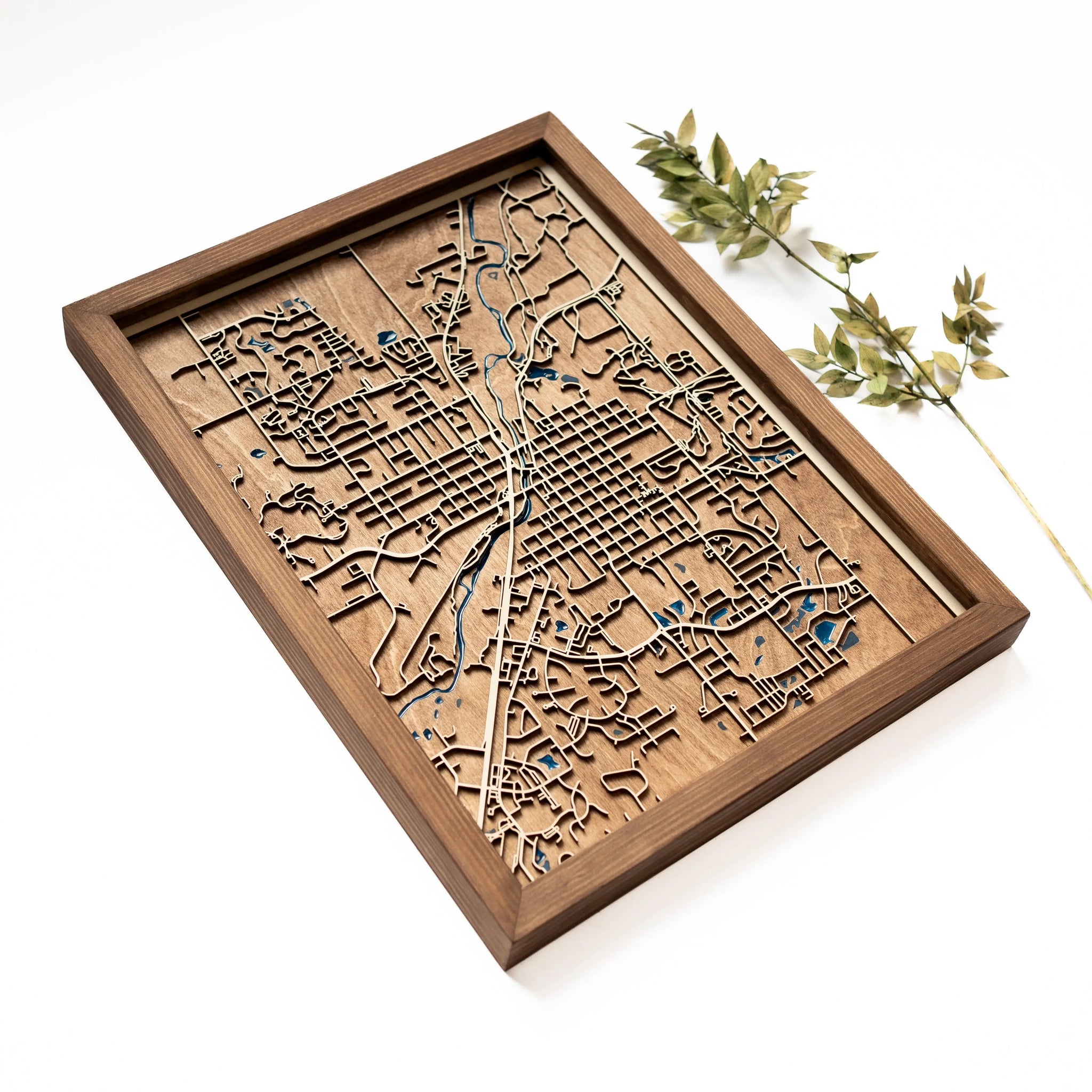 Northfield Themed Gift | Custom Wooden Map | Different Maps