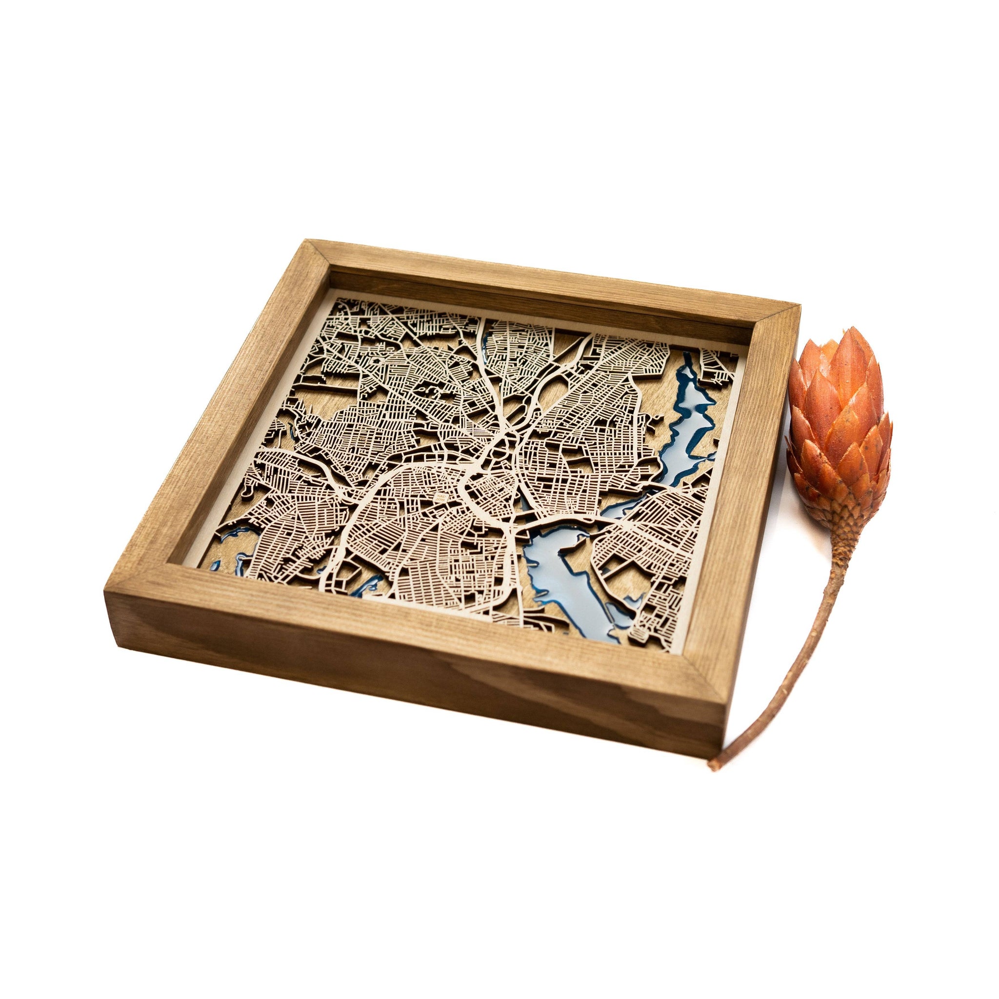 Providence Themed Gift | Personalized Gift | Wooden Map