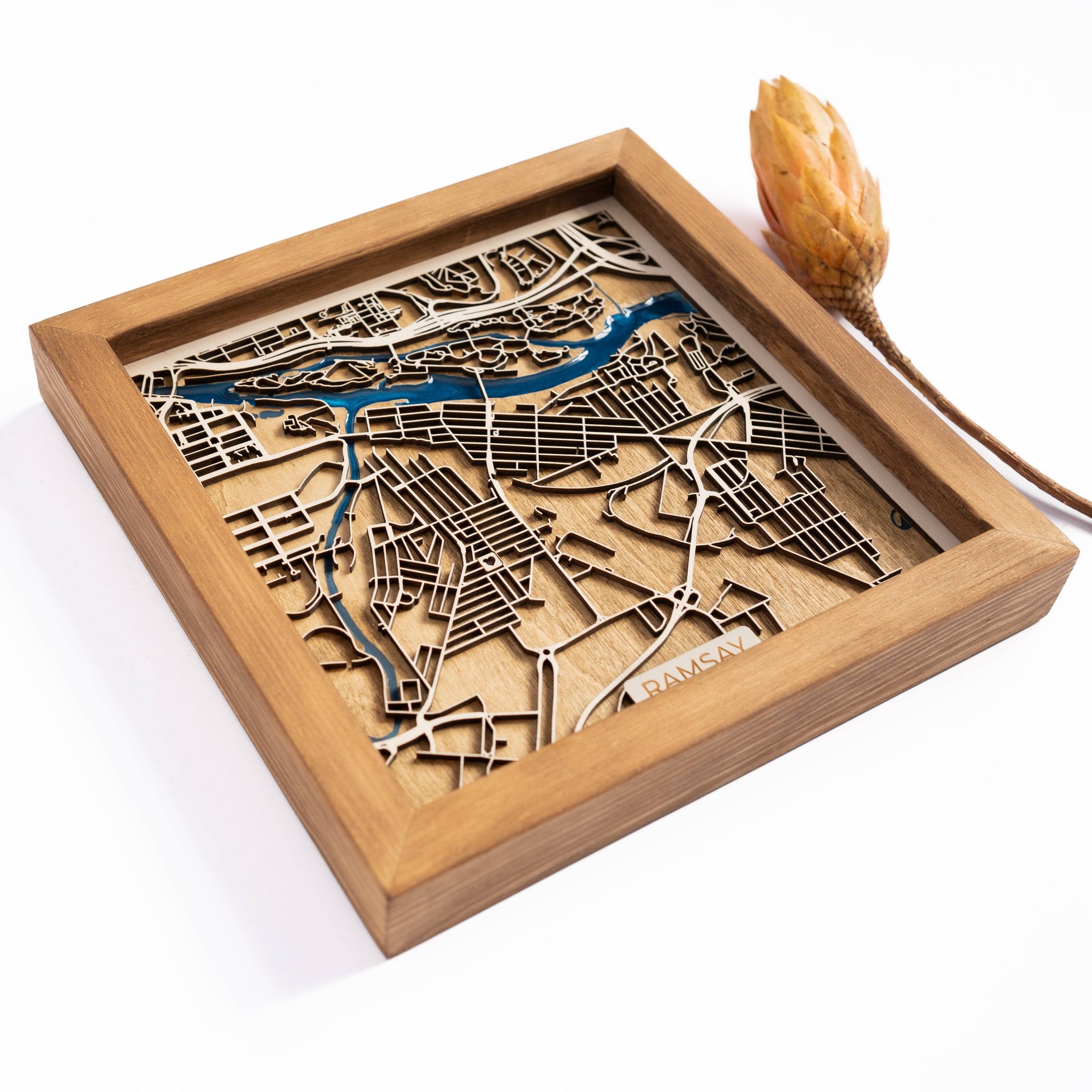 Ramsay Calgary Themed Gift Map | Wooden Map | Different Maps