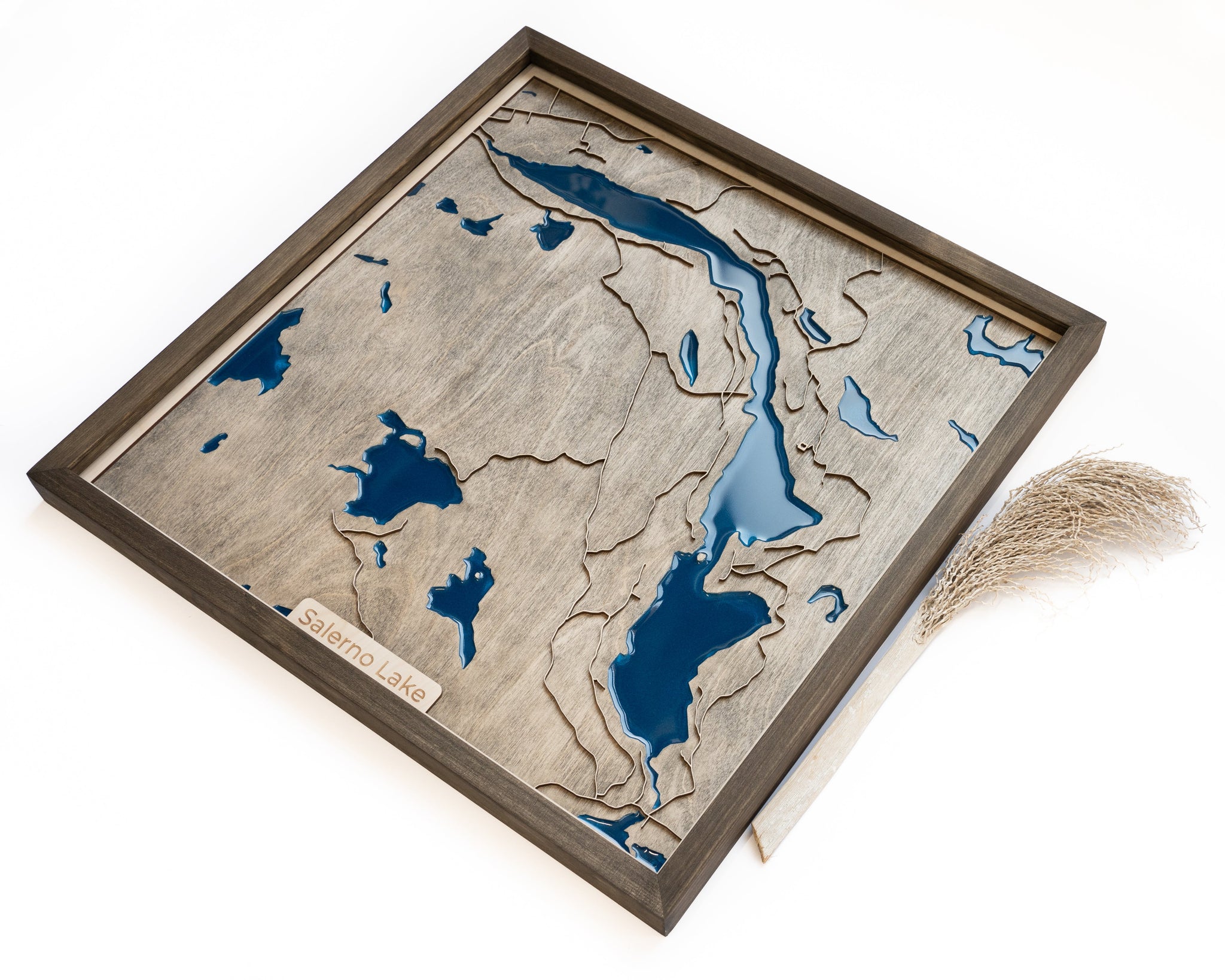 Salerno Lake Themed Gift | Lake Map Decor | DifferentMaps