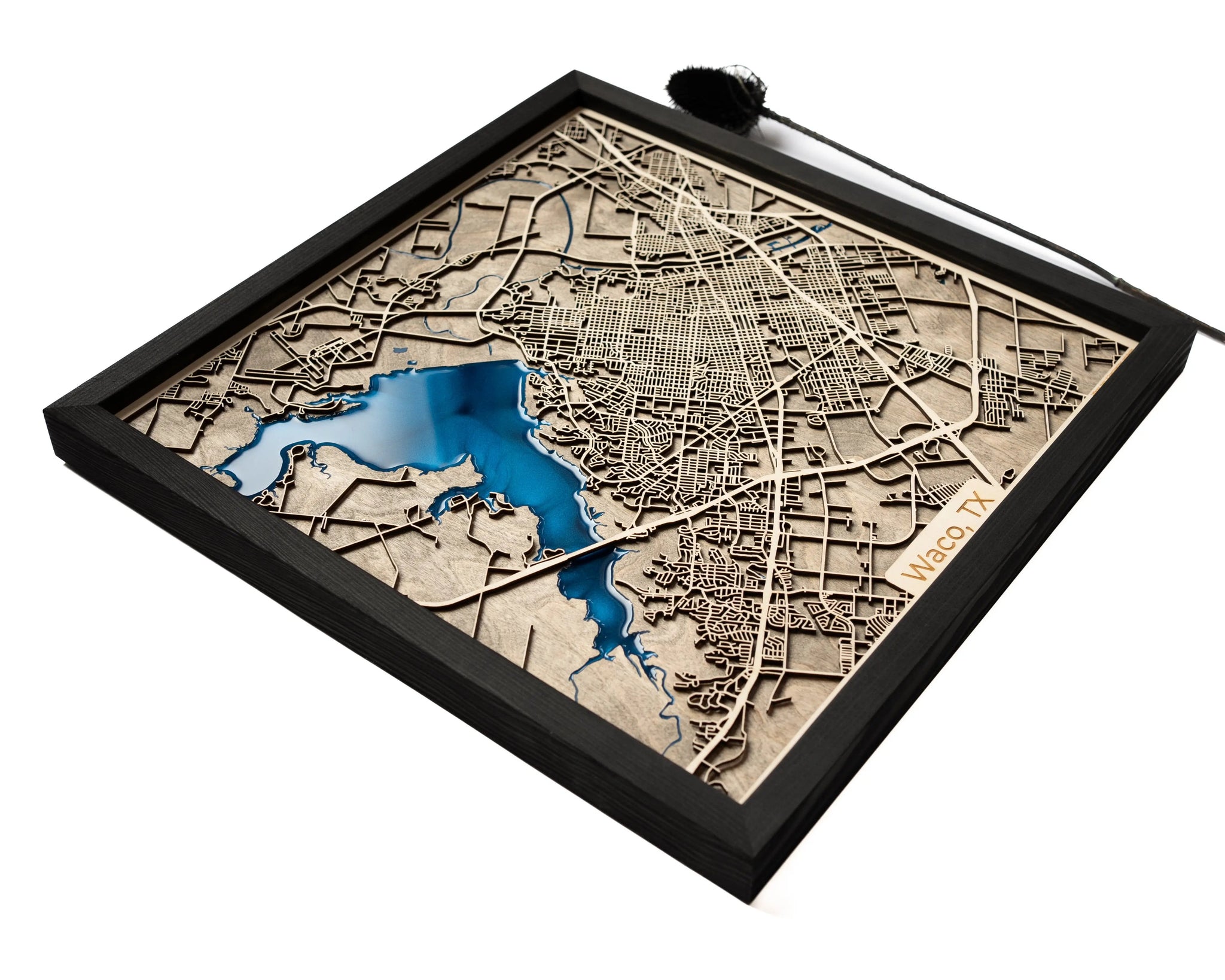 Waco Themed Gift | Custom Wooden Map | DifferentMaps