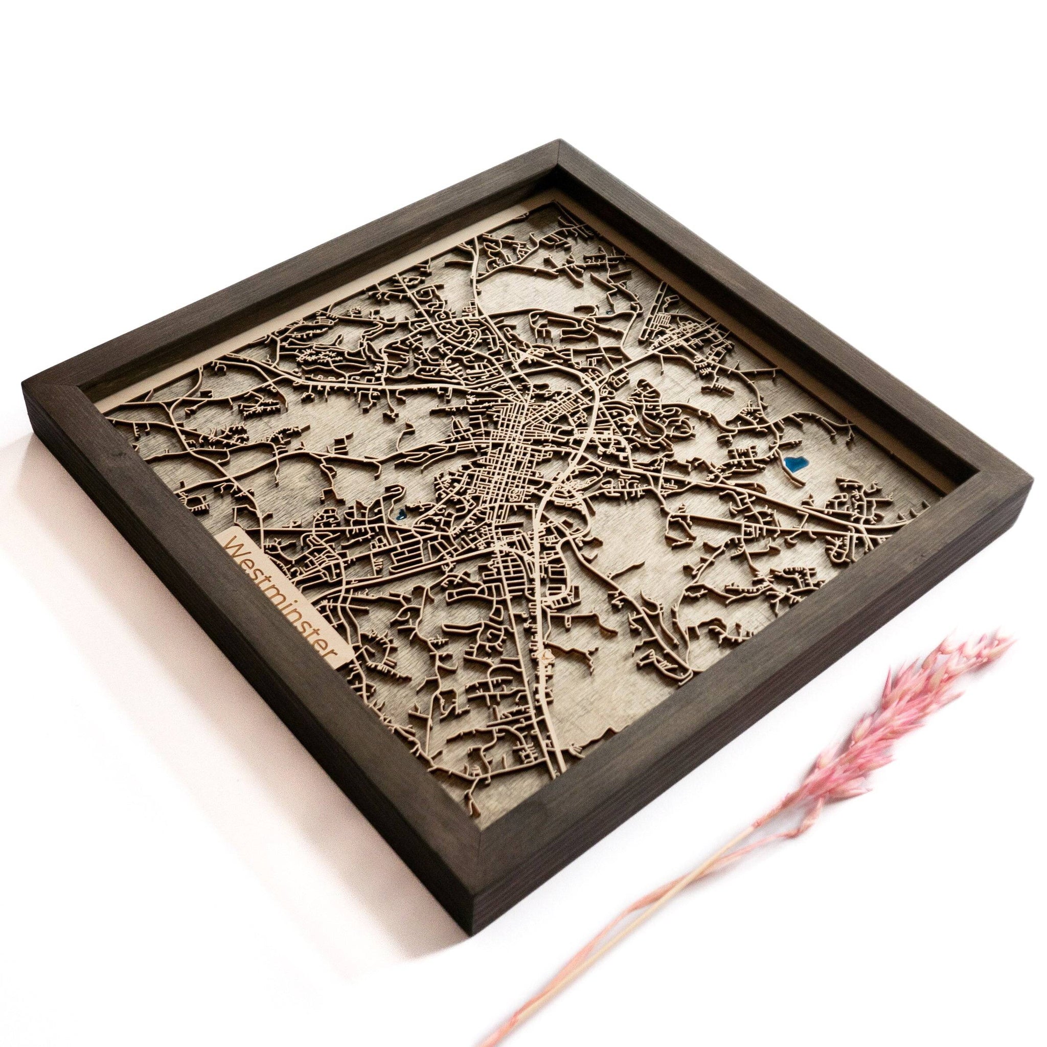 Westminster Themed Gift | Custom Wooden Map | DifferentMaps